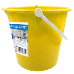 10L Yellow Bucket – The Dustpan and Brush Store
