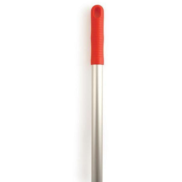 Red Aluminium Colour Coded Screw Fit Metal Hygiene Brush Mop Handle ...